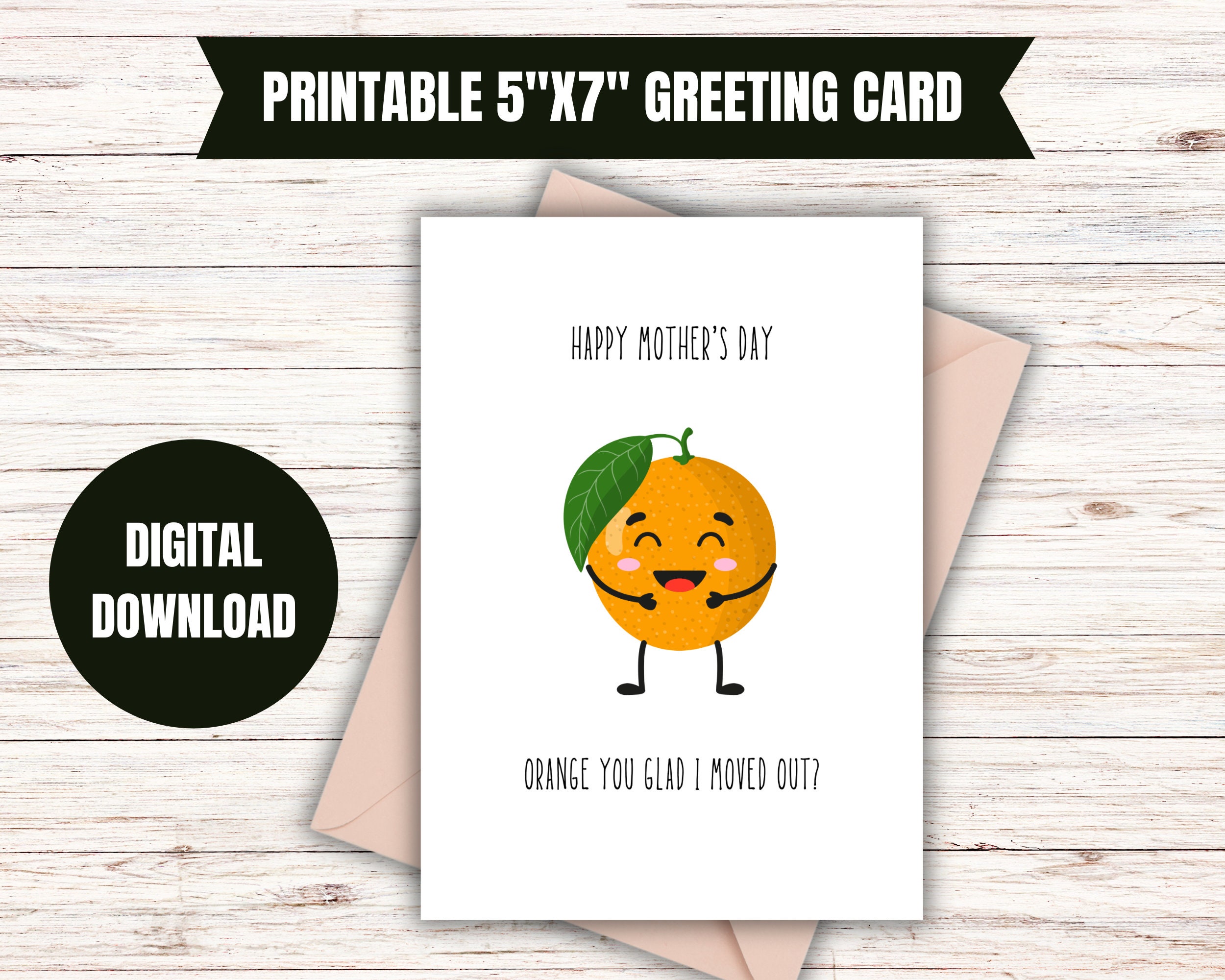 Printable Mothers Day Card, Mother's Day Card Funny, Digital Mother's ...