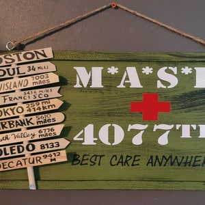 Mash 4077 Sign Post Decorative Sign Mash 4077th Signpost Sign - Etsy