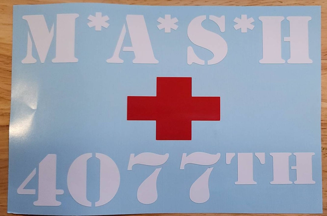Mash 4077th Vinyl Decal M*a*s*h 4077 - Etsy