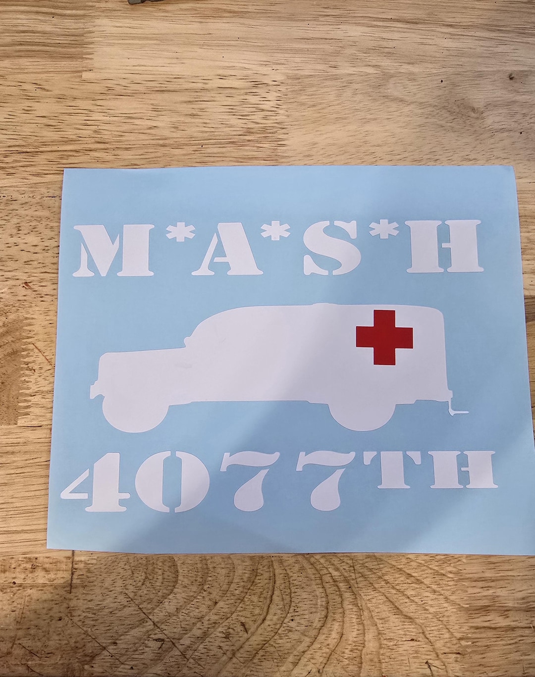 Mash 4077th Vinyl Decal M*a*s*h 4077 - Etsy