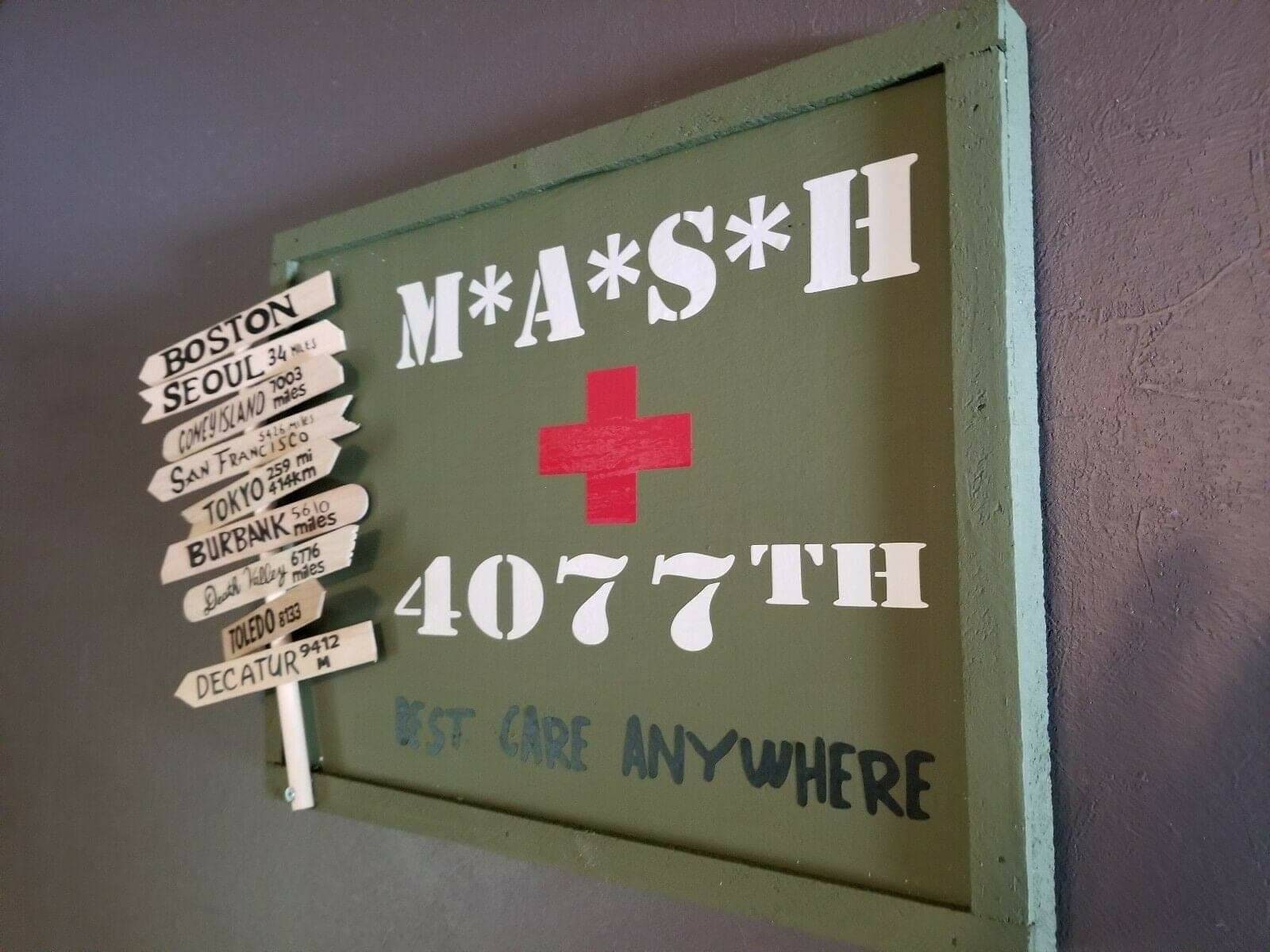 Mash 4077 sign post decorative sign mash 4077th signpost sign | Etsy