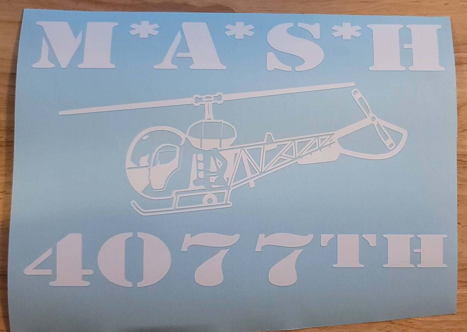 Mash 4077th Vinyl Decal M*a*s*h 4077 - Etsy