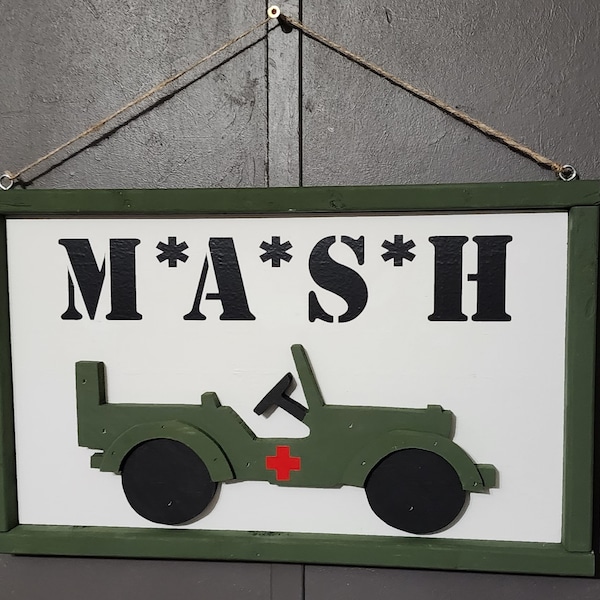 Mash Sign Post - Etsy