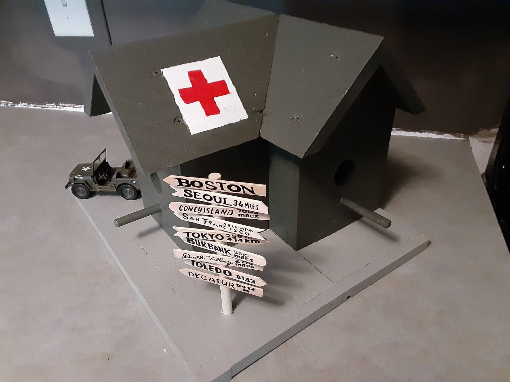 Mash 4077 Birdhouse With the Signpost - Etsy