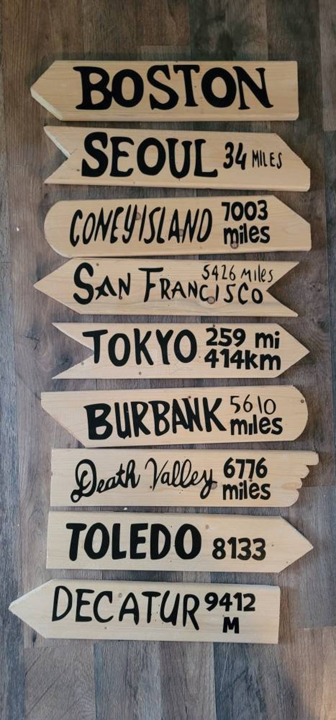 Mash 4077th Sign Post Panel Decals Only - Etsy