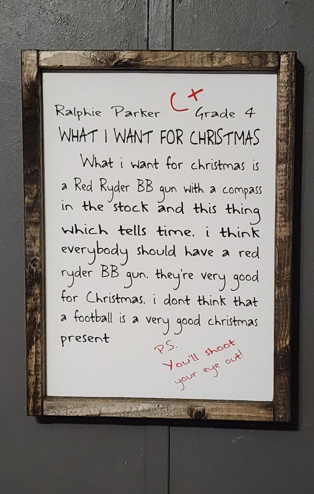 Ralphie's Christmas Theme A Christmas Story,ralphie Red Ryder Bb Gun ...