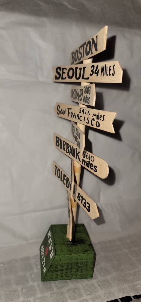 Mash 4077th Miniature Sign Post Mash 4077 - Etsy
