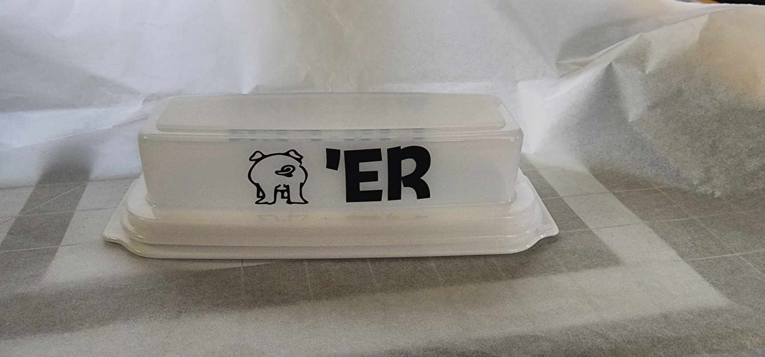 Potbelly Pig Butt Er Dish Cute Mini Pig Butter Dish Pot Belly - Etsy