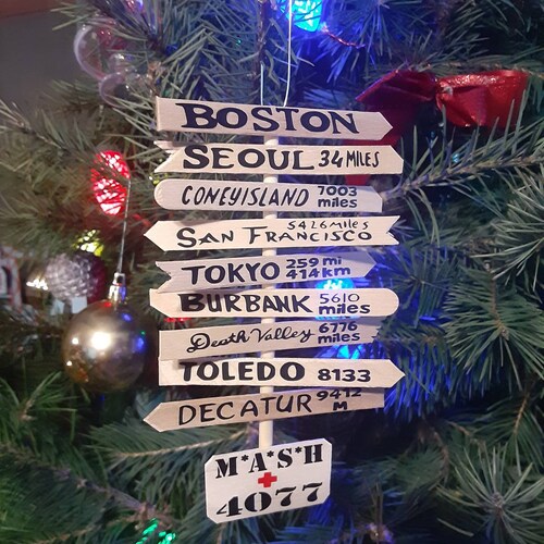 Mash 4077th Sign Post Panels Mash 4077 Garden Decor Wall | Etsy