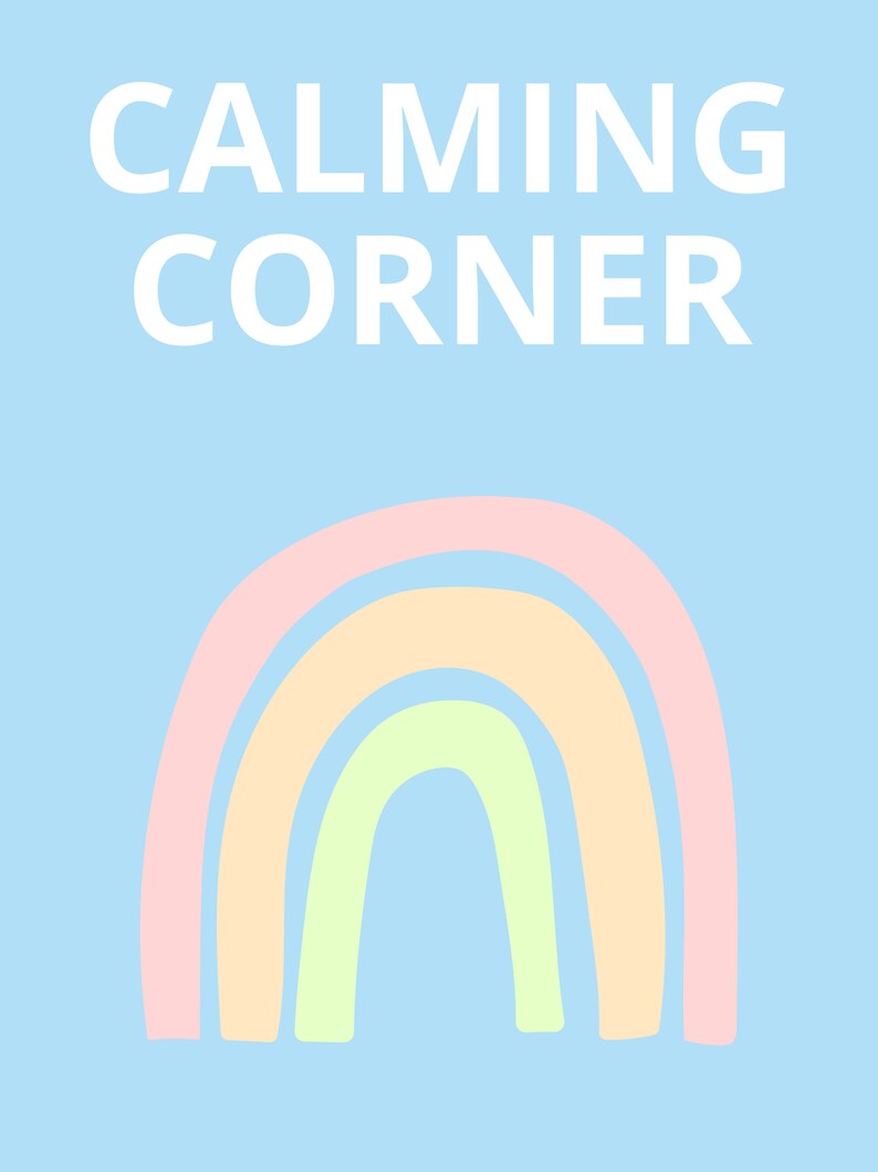 Calming Corner Printables - Etsy