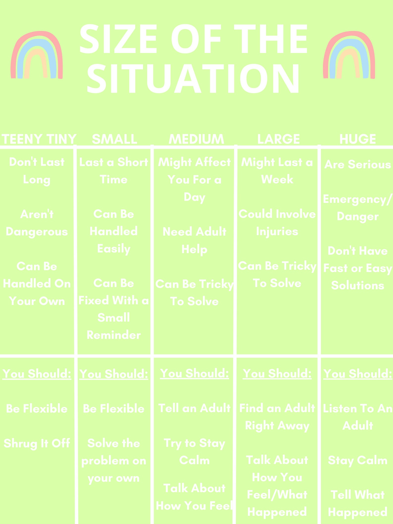 Calming Corner Printables - Etsy