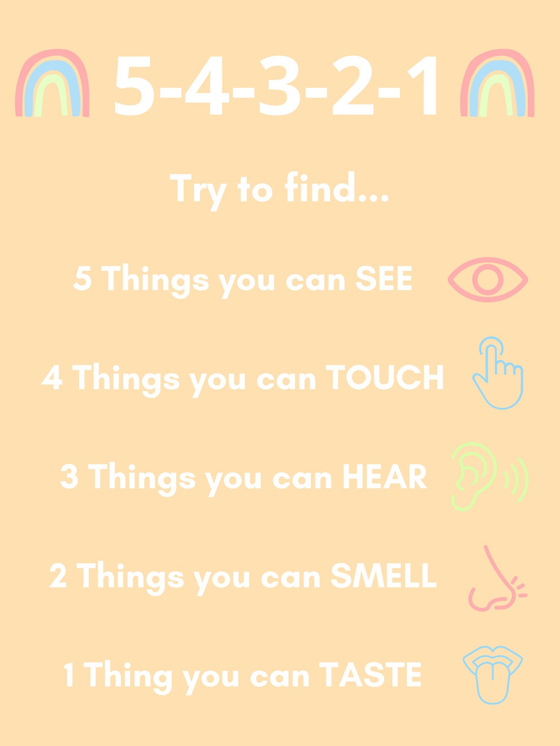 Calming Corner Printables - Etsy