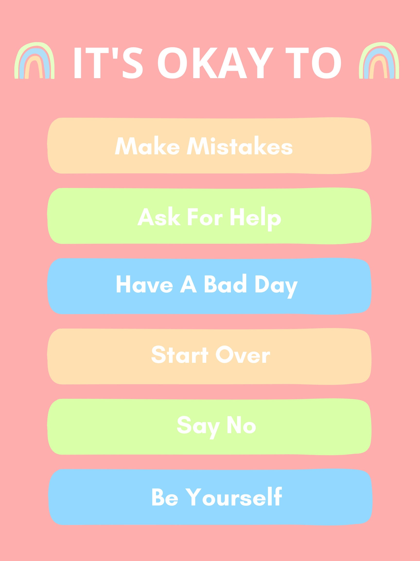 Calming Corner Printables - Etsy