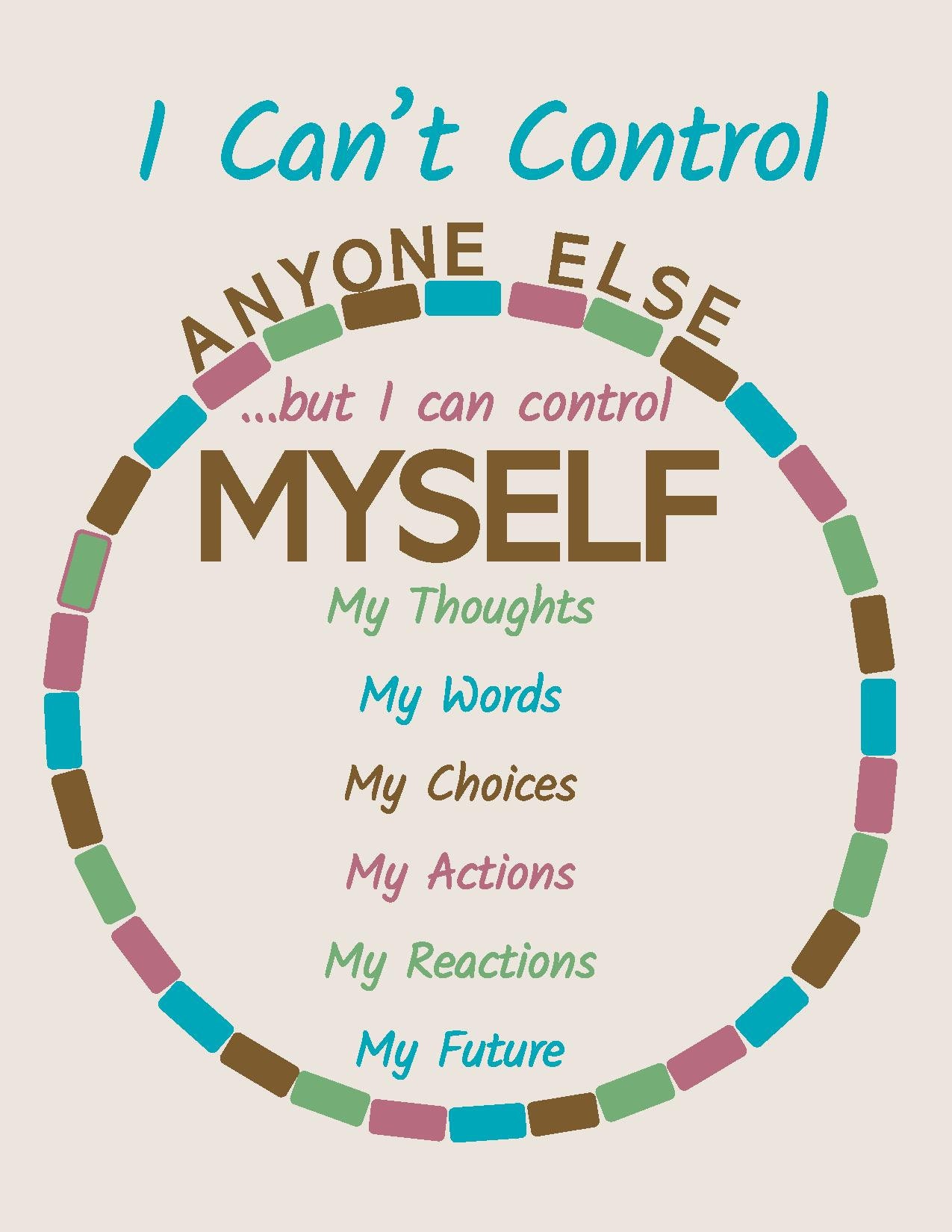 What I Can Control Poster-set of 3 - Etsy