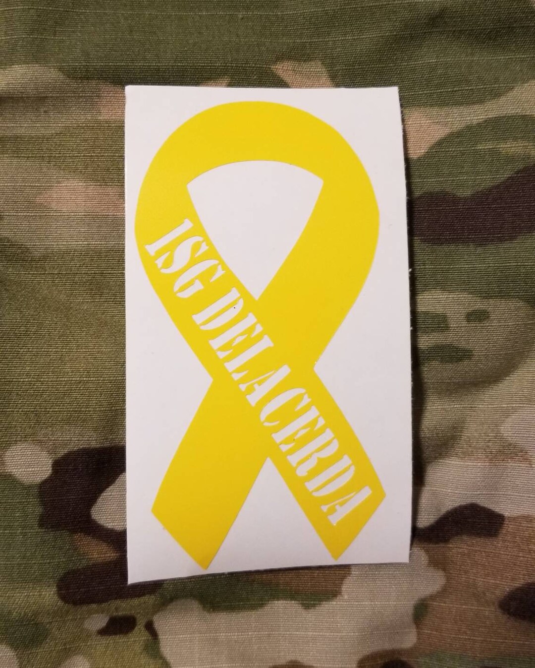 Personalized Deployment Yellow Ribbon Car Decal - Etsy