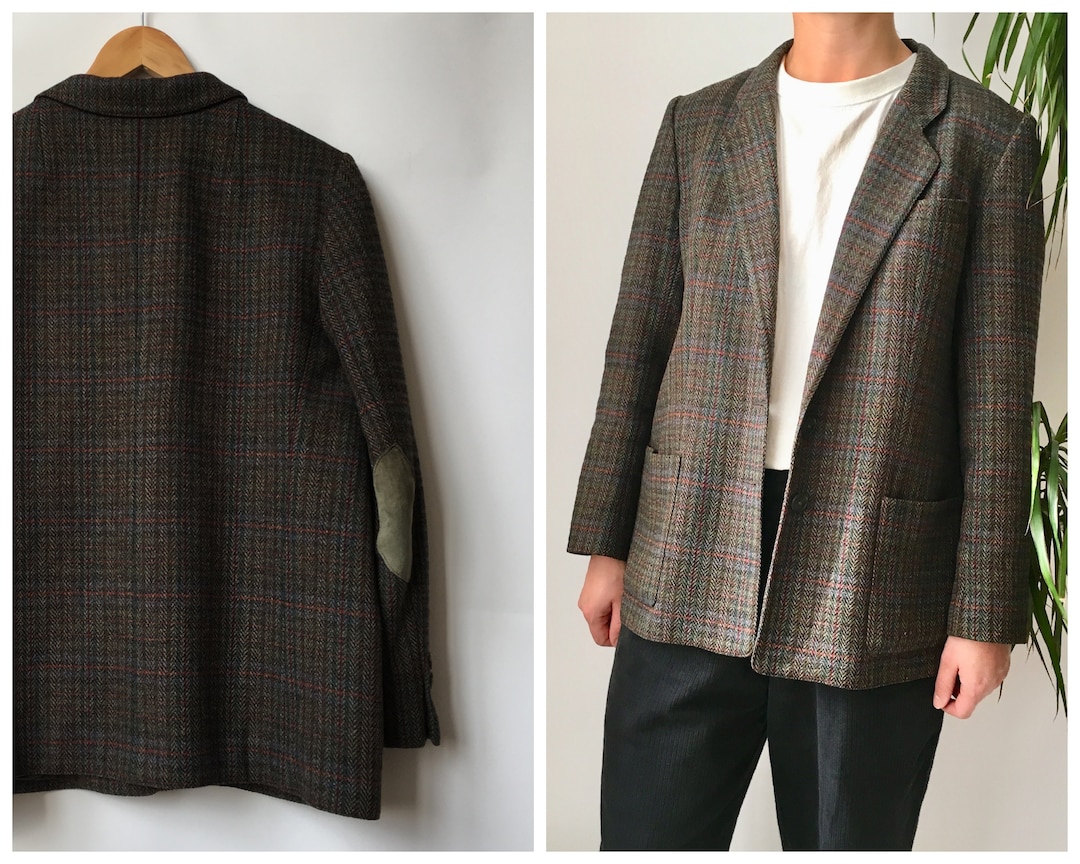 Elbow Patch Blazer Women / Vintage Blazer Women Wool / Blazer Women ...