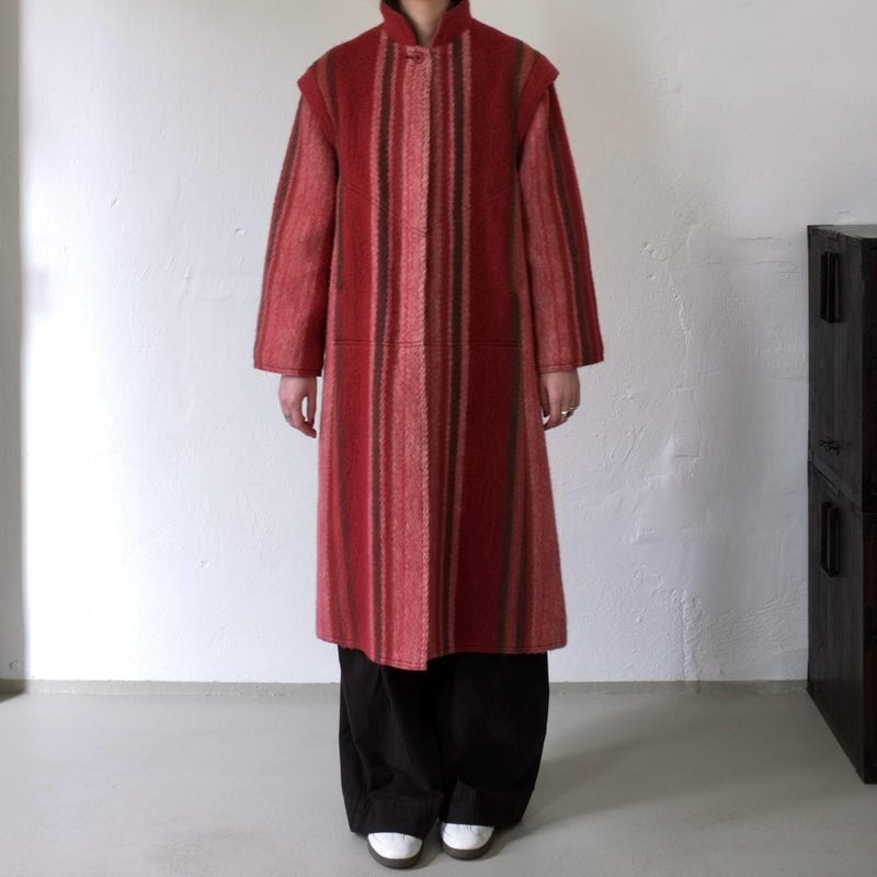 80s Wool Coat New Wave - Etsy UK