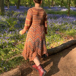 PDF KNITTING Pattern M Size Only Loose Loop Wave Dress Knitting Pattern ...