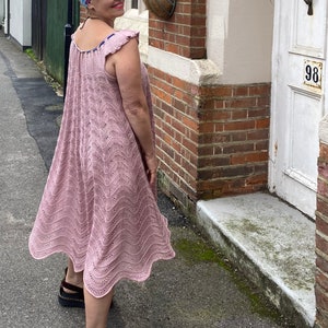 PDF KNITTING Pattern Midsummer Lace Dress in English Only.sizes: S/m, M ...