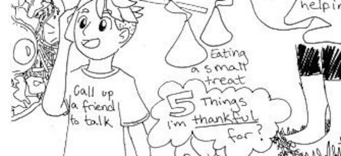 TFCBT Resource: Self-care Coloring Pages - Etsy