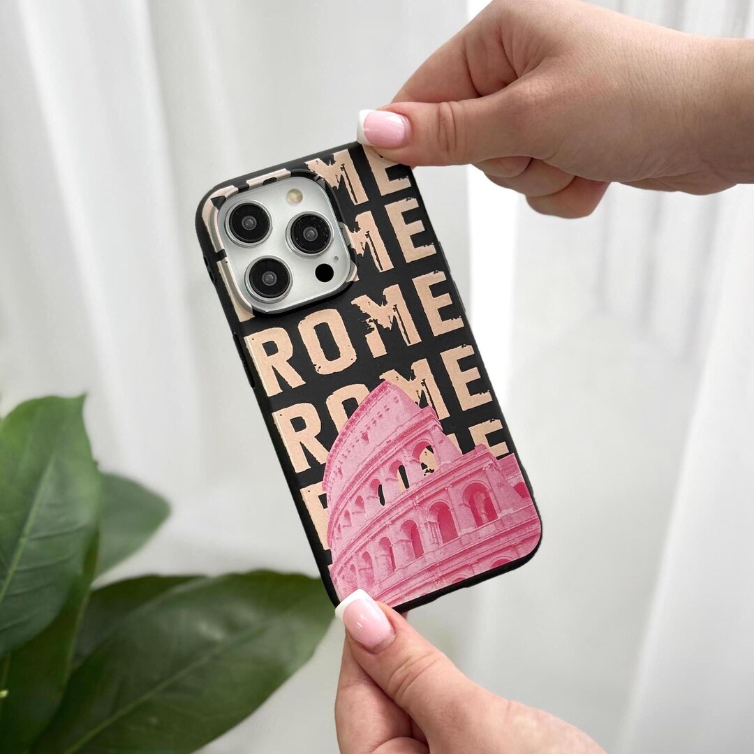 Rome Aesthetic iPhone 16 Pro Max Case, Travel Inspired Phone Cover for ...
