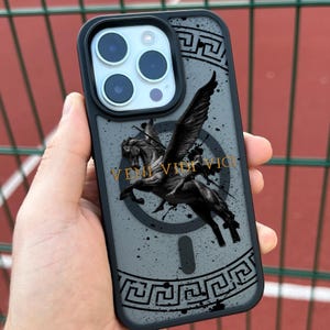 Pegasus Veni Vidi Vici iPhone 16 Pro Max Case, Mythology Art Cover for ...