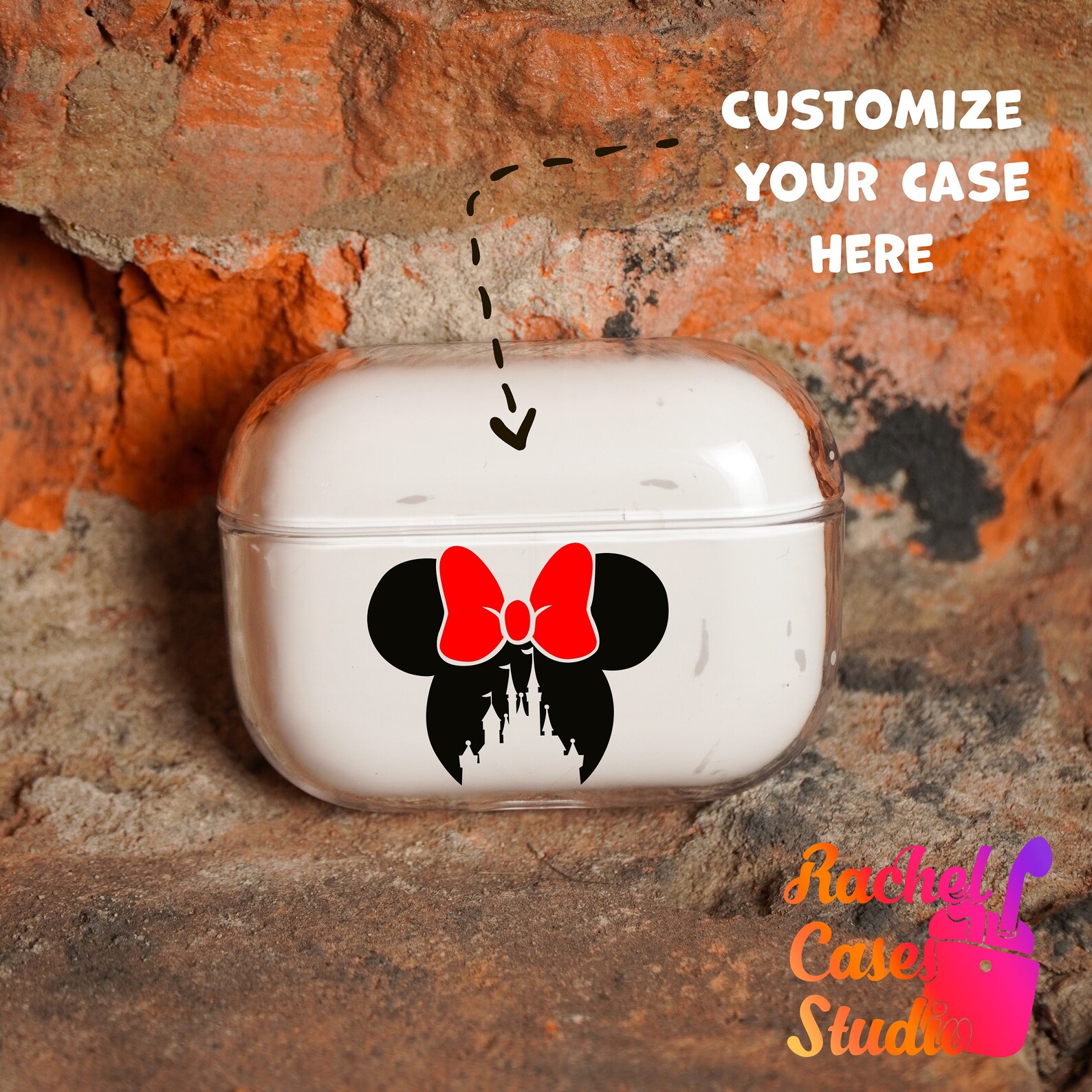 Disney Mouse Airpods Case Disney Castle Airpods Pro Case Apple - Etsy