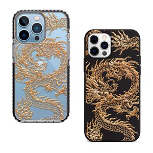 Golden Dragon iPhone 16 Pro Max Case, Chinese Art Phone Cover for ...