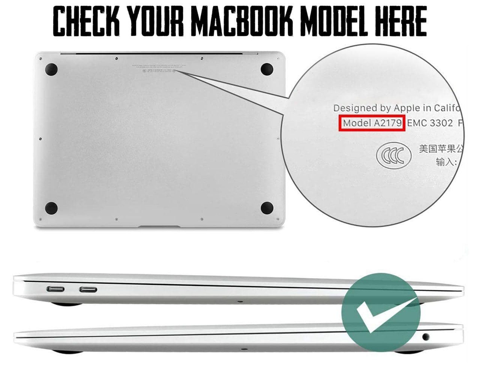 Spartan Warrior MacBook Air 13" A2337 M1 M2 Case, Discipline Hard Cover ...