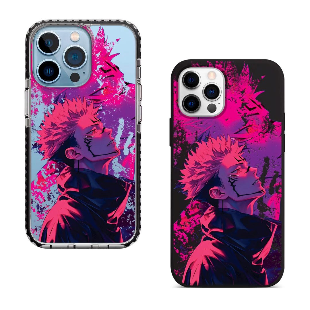 Cursed Energy Boy iPhone 16 Pro Max Case, Anime Art Phone Cover for ...