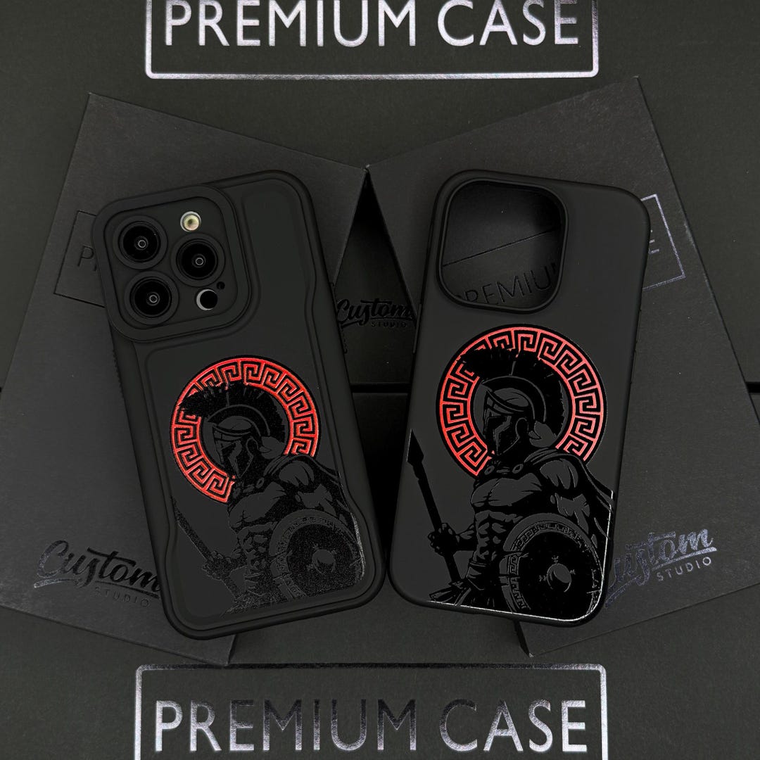 Spartan Warrior iPhone 17 Pro Max Case, Greek Helmet Phone Cover for ...