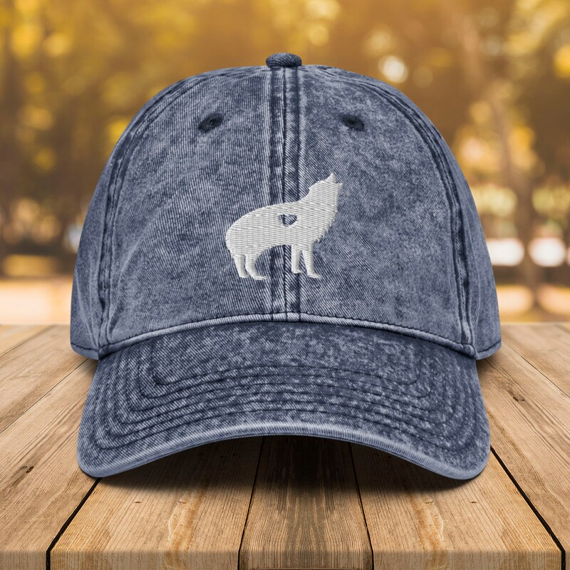 Wolf Baseball Cap - Etsy