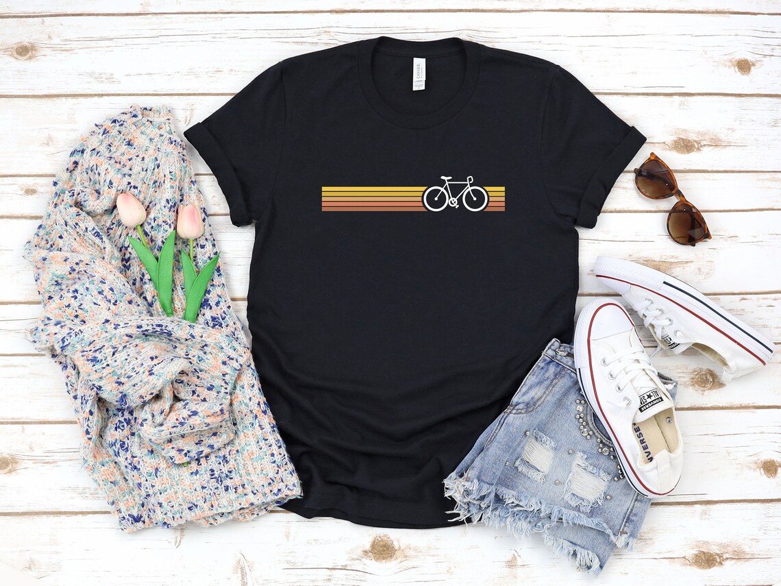 Retro Bicycle T-shirt • Cycling T-shirt • Cyclists Gift - Etsy