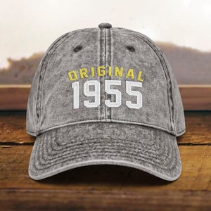 70th Birthday Party Gift • Embroidered Vintage Style Hat for 70th ...