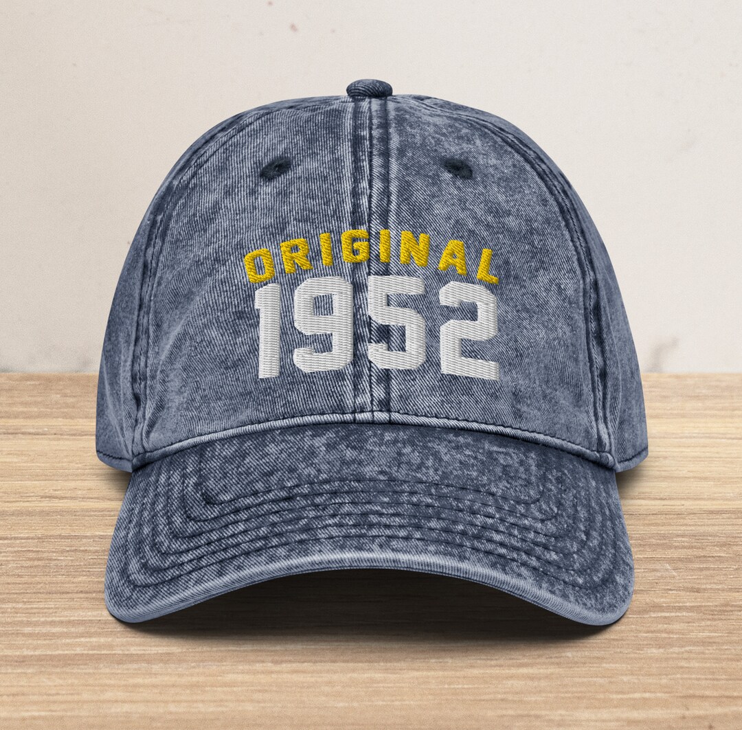 70th Birthday Party Gift Embroidered Vintage Style Hat for - Etsy