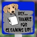 Hey Thanks for Cleaning Up Yard Sign Funny Dog Poop Sign | Etsy