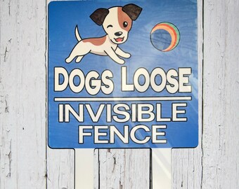 Dogs Loose Sign - Etsy