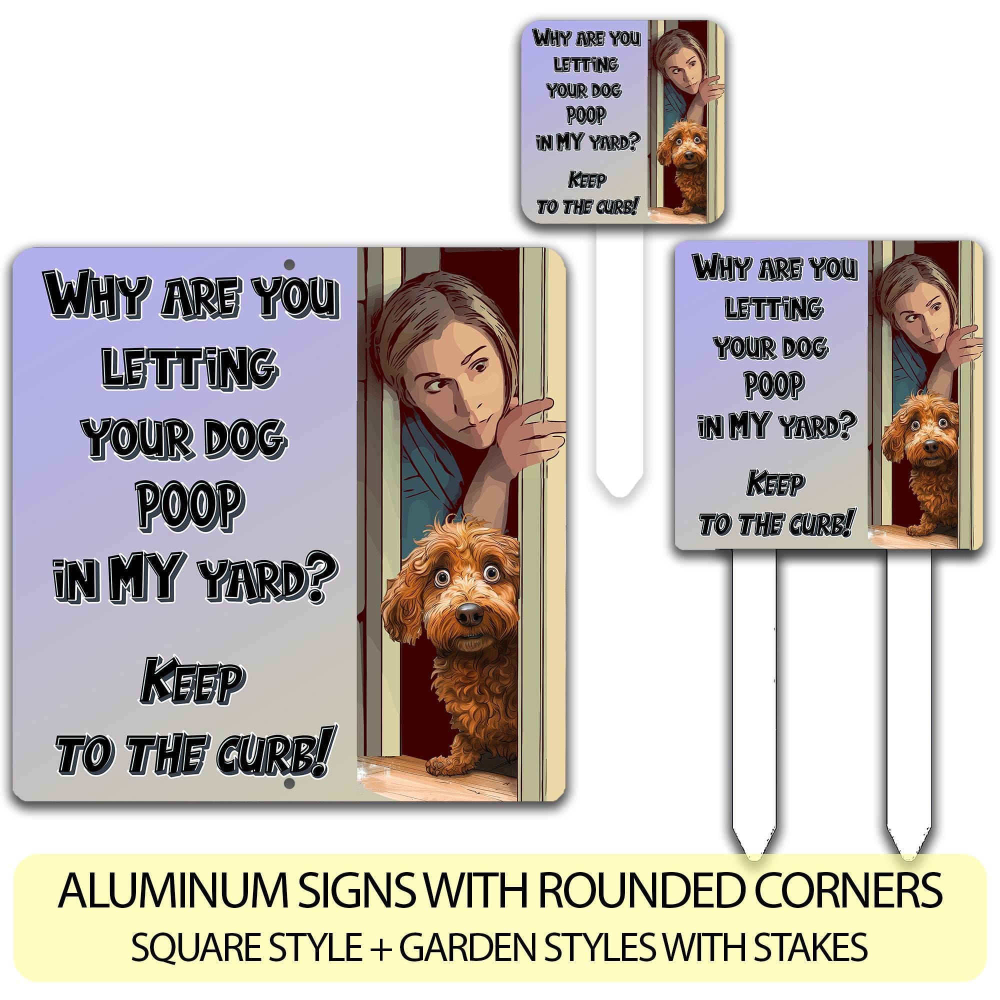 Why Are You Letting Your Dog Poop in My Yard Sign, We See You Video ...