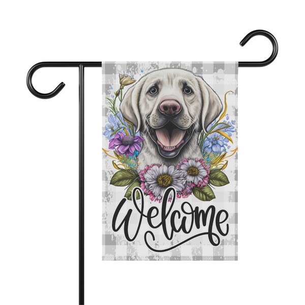 Black Lab House Flag - Etsy