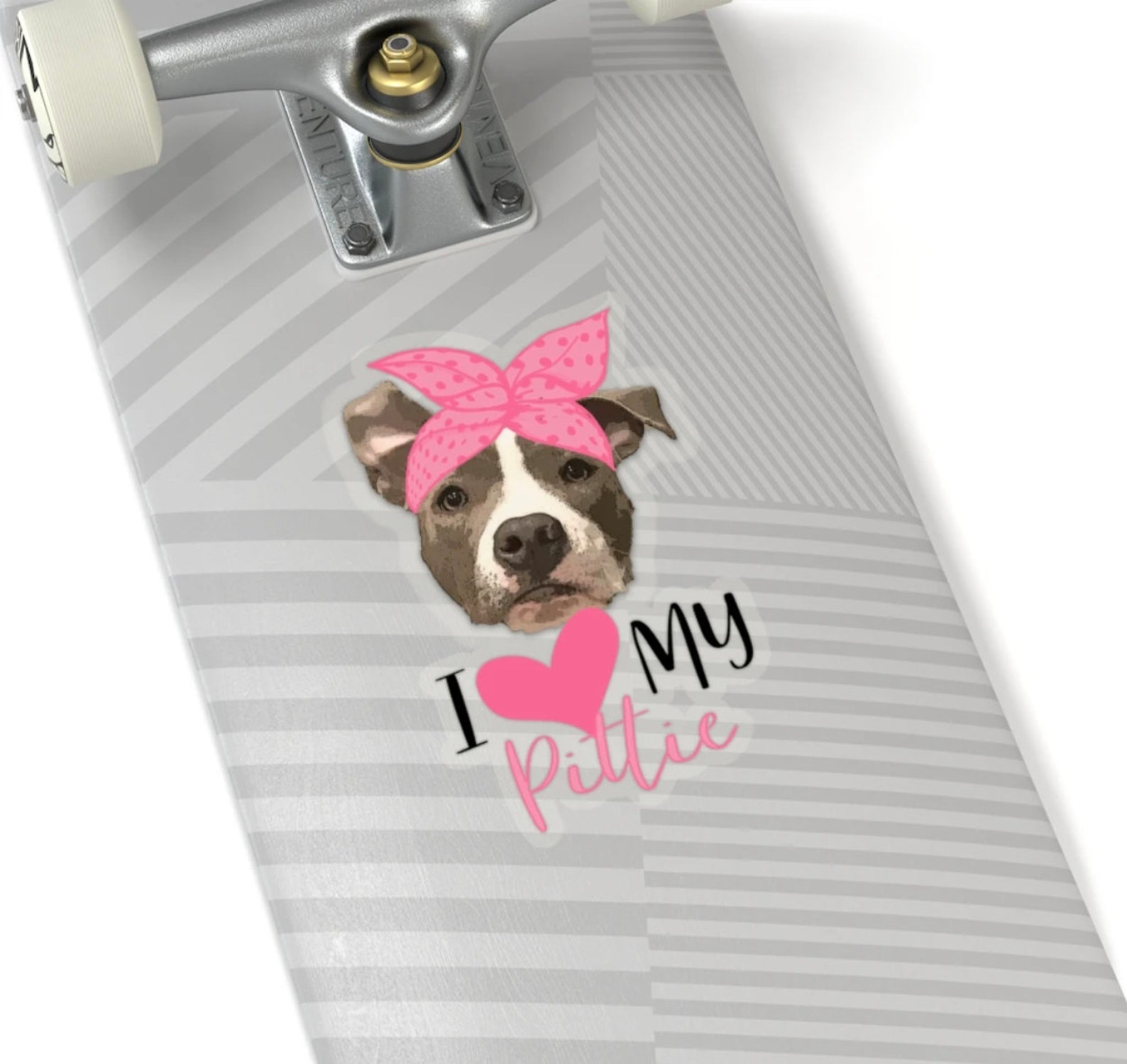 I Love My Pittie Sticker Fur Mama Pitbull Terrier Pittie | Etsy