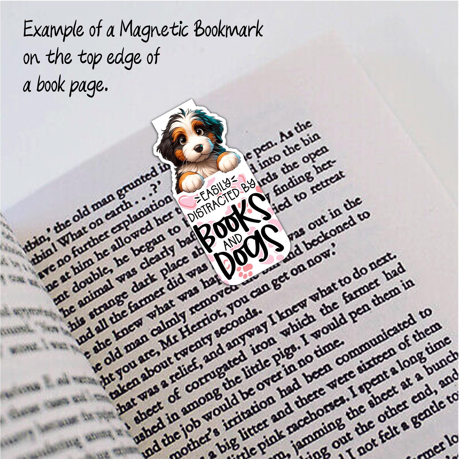 Paw Prints Magnetic Bookmark Bookish Gift for Book Lover, Dog Mom Cat ...