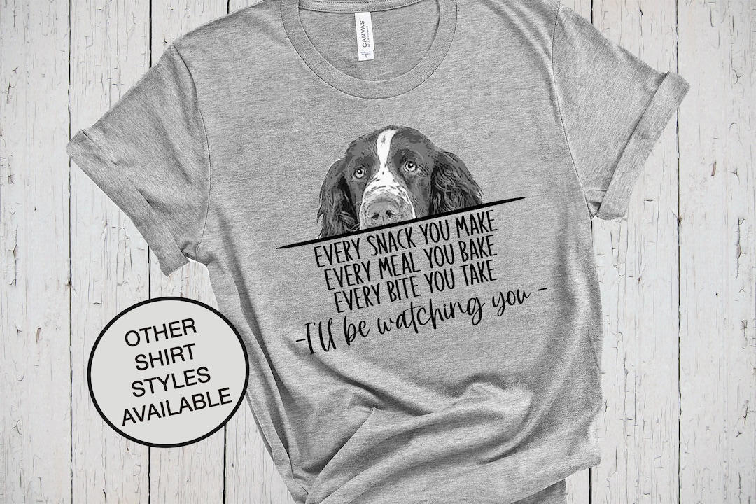 Springer Spaniel Shirt, Every Snack You Make, Dog Lover Shirt, Funny ...
