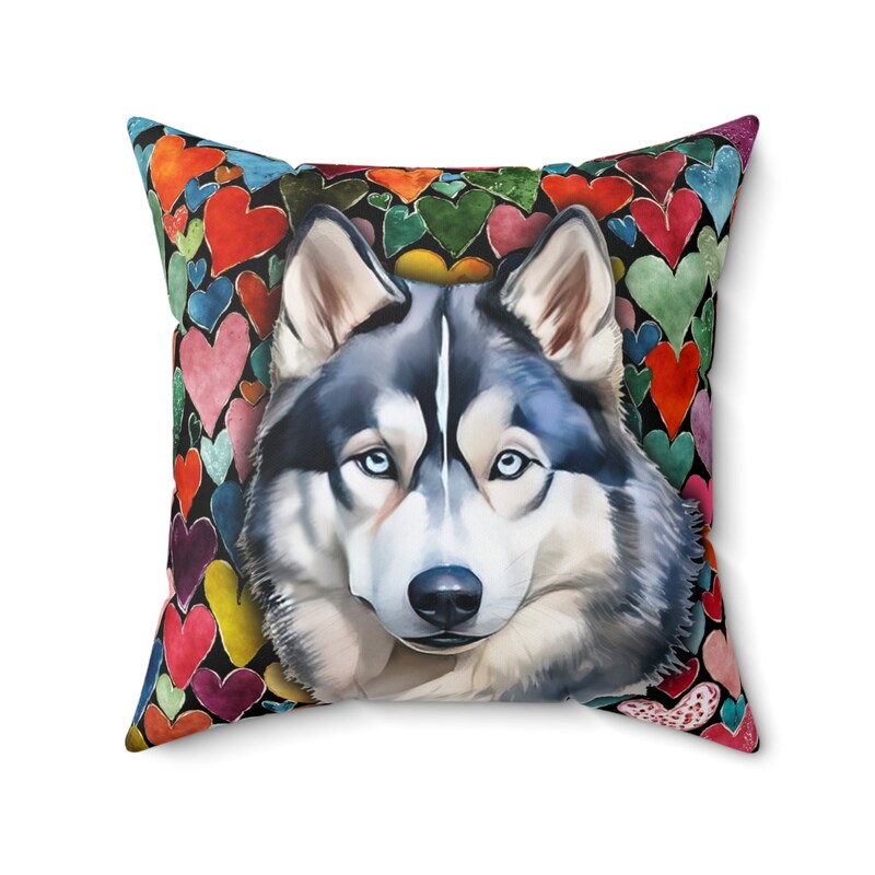 Husky Pillow - Etsy