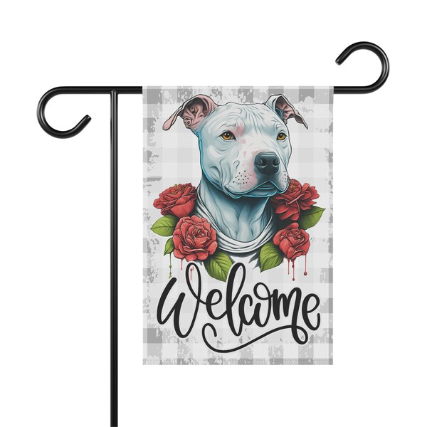 Pit Bull Garden Flag - Etsy