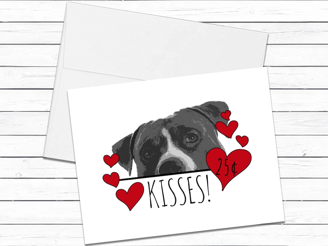 Pit Bull Dog Valentines Day Cards, Pitbull Valentine Cards, Mothers Day ...