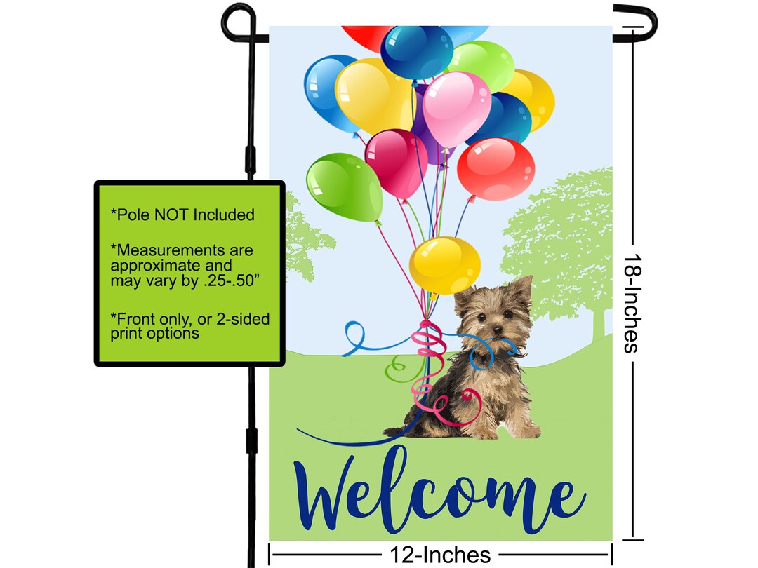 Yorkshire Terrier, House Flags, Welcome Sign, Garden Decorations, Dog ...
