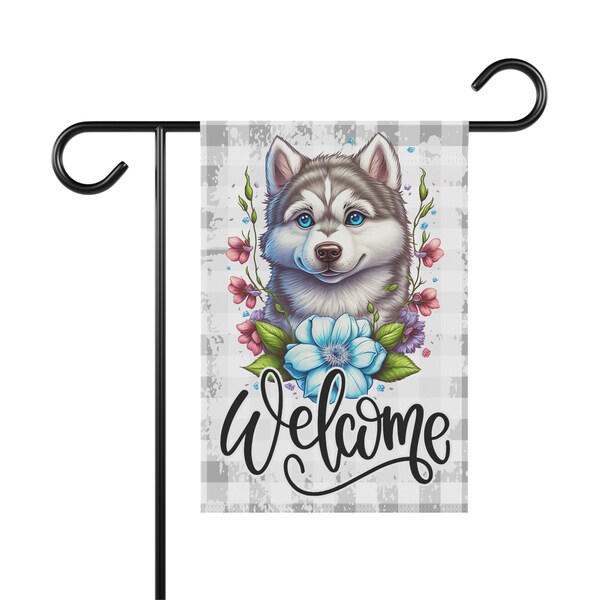 Siberian Husky Flag - Etsy