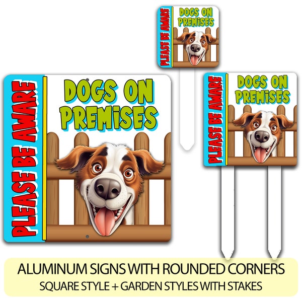 Dog on Premises Yard Sign - Etsy