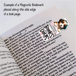 Paw Prints Magnetic Bookmark Bookish Gift for Book Lover, Dog Mom Cat ...