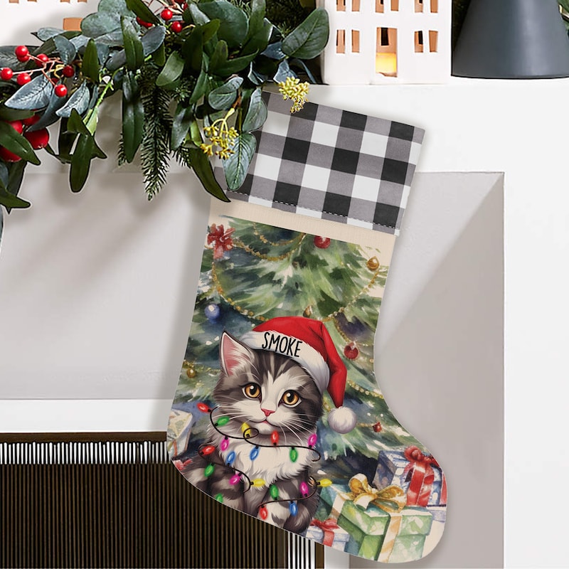 Cat Stocking - Etsy